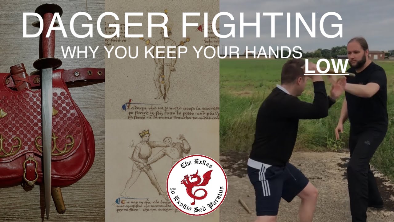 Dagger fighting… Why you keep your hands low… - YouTube
