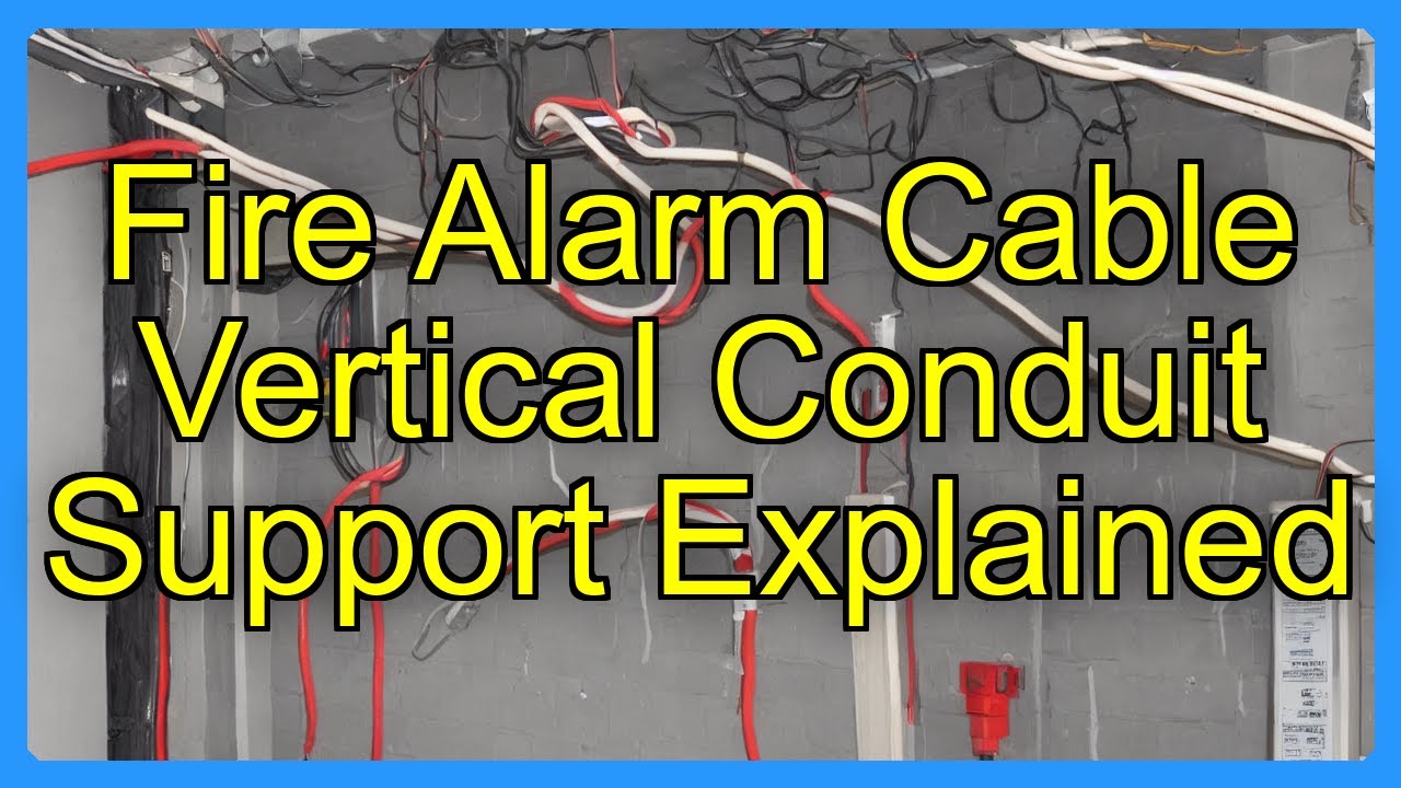 Fire Alarm Cable Vertical Conduit Support Explained - YouTube