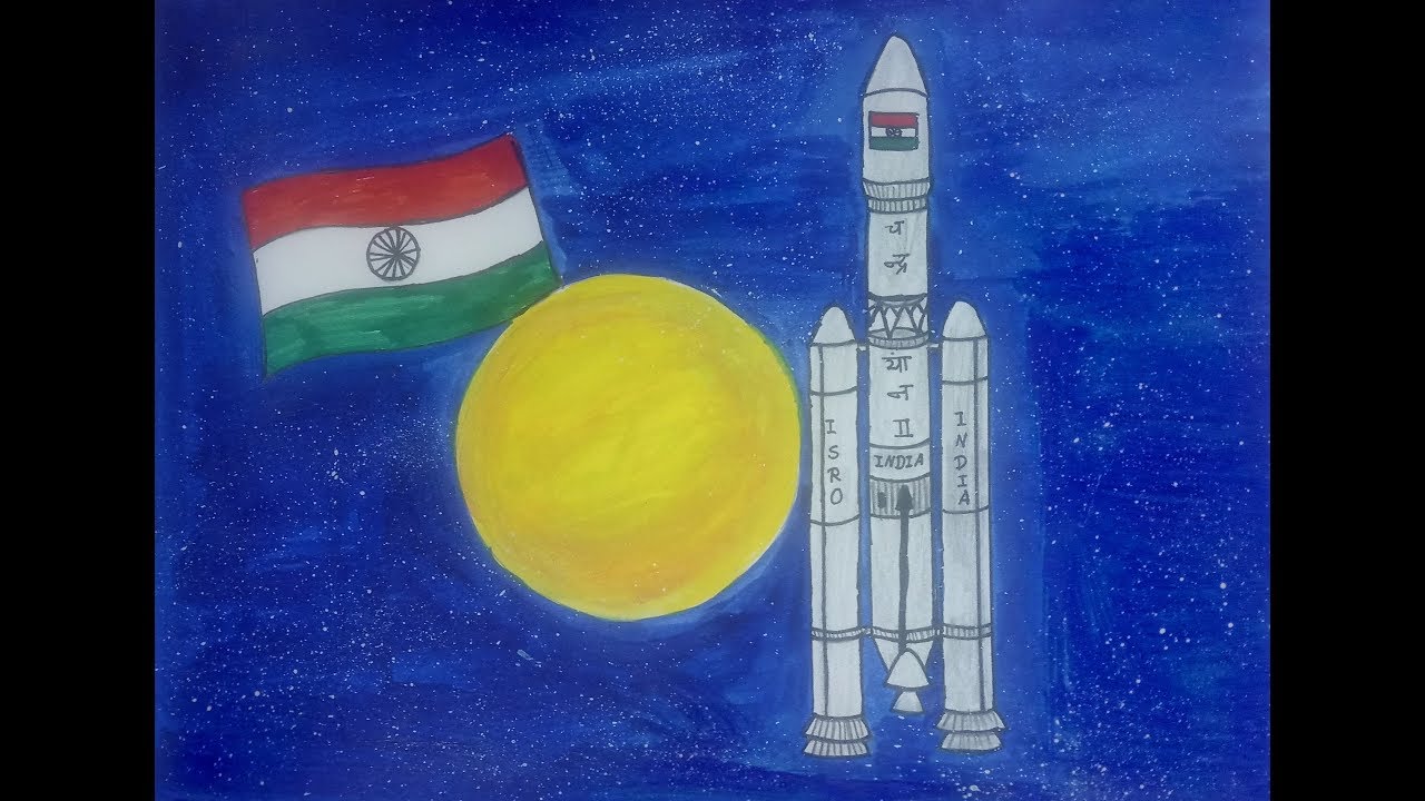 Chandrayan 2 poster for kids || mission India chandrayan 2 poster ...