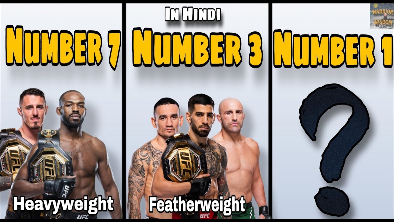 Ranking EVERY UFC Weight Division from Worst to Best! - YouTube