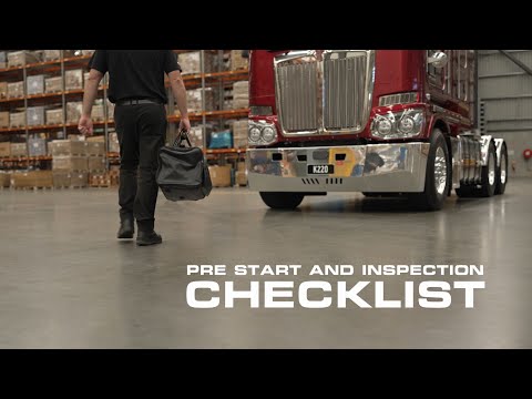 Kenworth K220 Driver Training Pre-Start and Inspection Checks