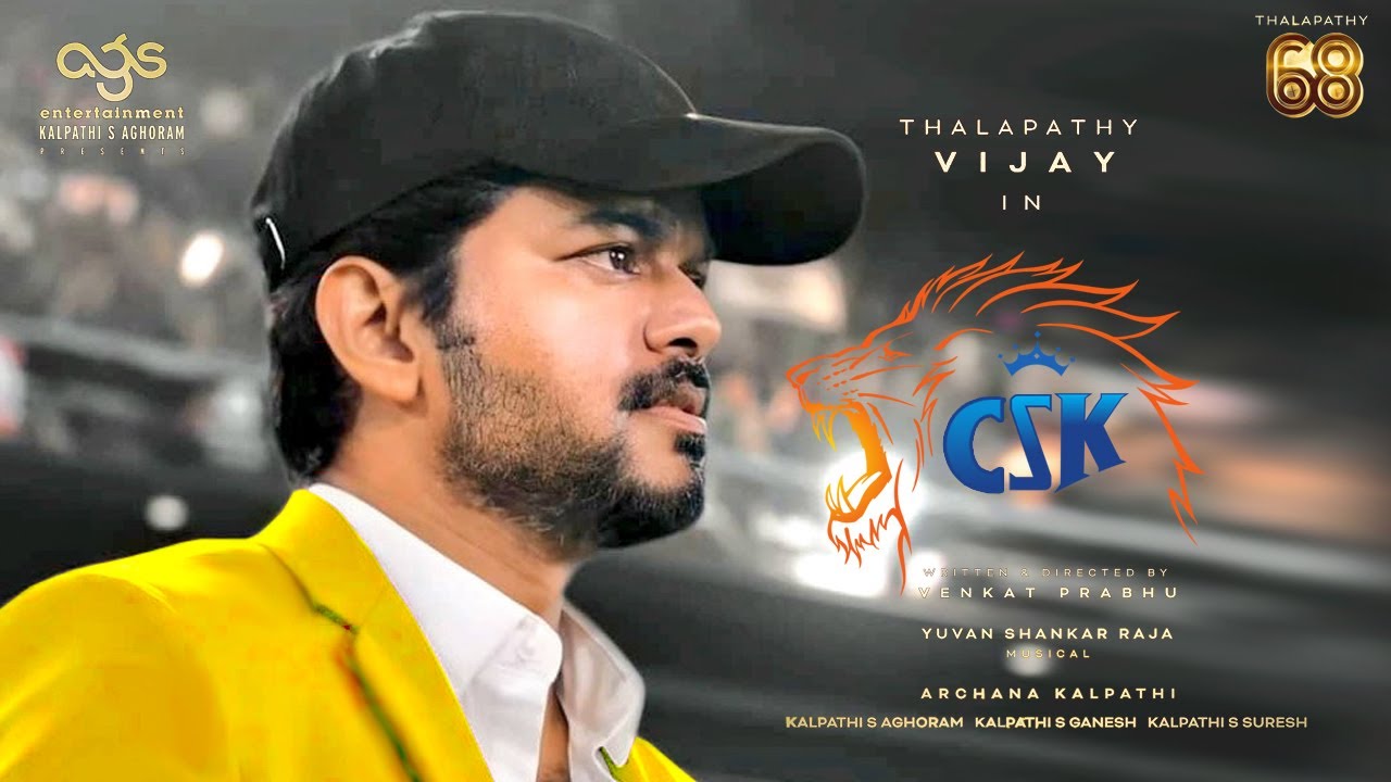Thalapathy 68 Titled as CSK | Thalapathy Vijay | Venkat Prabhu | Yuvan ...