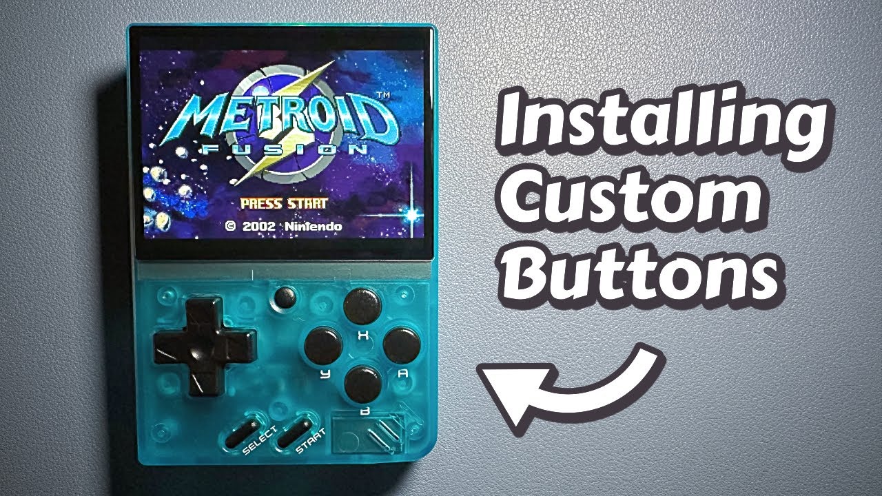 Modding the Miyoo Mini | Installing custom buttons | All black buttons ...