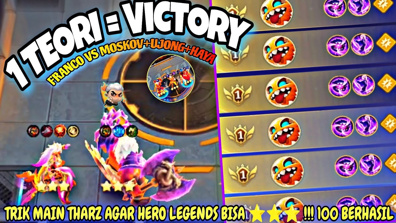 1 TEORI = VICTORY !! TRIK TERBARU MIN THARZ DI PATCH SEKARANG ANTI ...