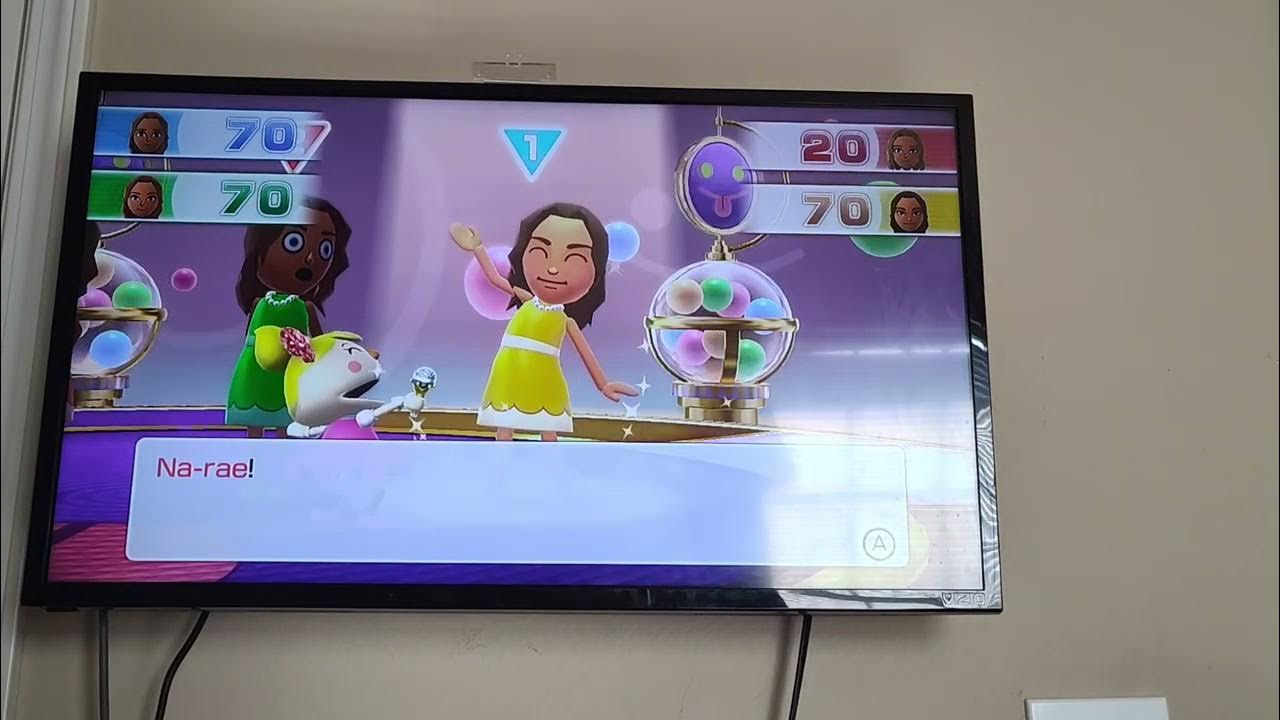 Wii Party U Spot the Sneak 4 Players (Wii U Barbara, Alice, Araceli, and Na-rae) - YouTube