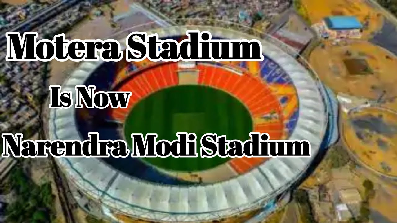 Motera stadium is now Narendra modi stadium | Motera stadium | Pink ...