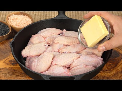 Bu resepti görənə qədər toyuq qanadları bişirməyin! Nəticə fantastik olacaq