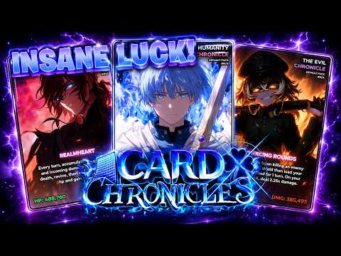 I Popped MILLIONS Of Cards In Card Chronicles And Had INSANE LUCK