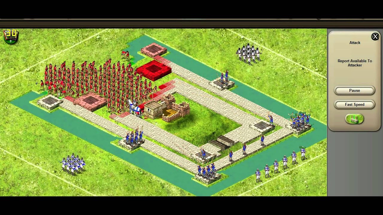 Stronghold Kingdoms Weiuor Attacks Pig's Castle with 200 peasant - YouTube