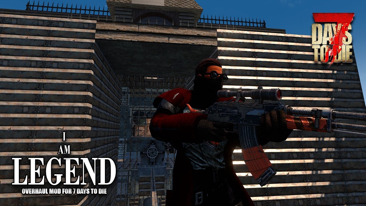I AM LEGEND mod | The Man of Steel | 7 Days to Die | S10 EP40 - YouTube