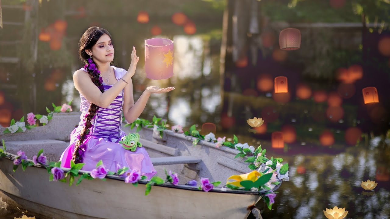 BACKSTAGE ZOE RAPUNZEL - YouTube