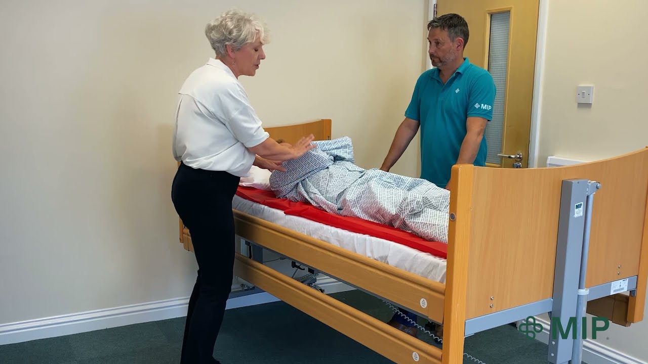 Repositioning Onto Side Using Smaller Tubular Slide Sheets - YouTube