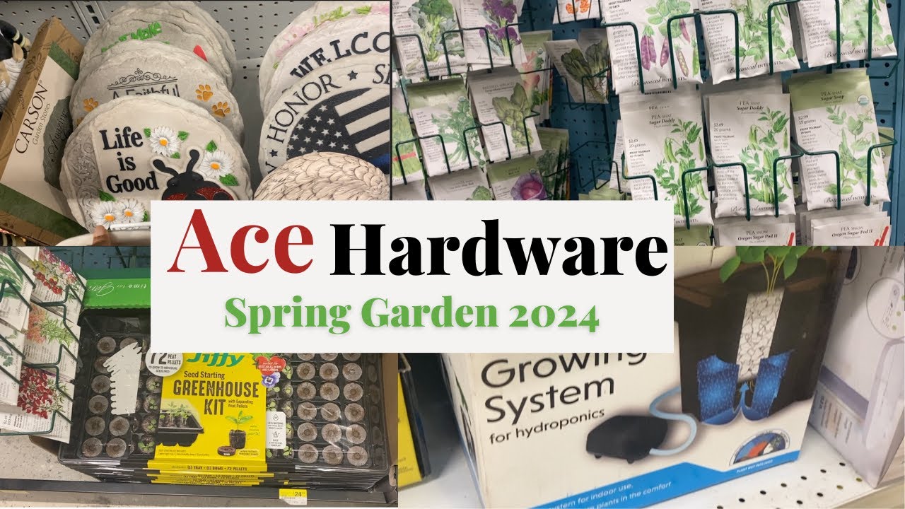 Ace Hardware Spring Garden 2024 | So MANY Seeds! - YouTube