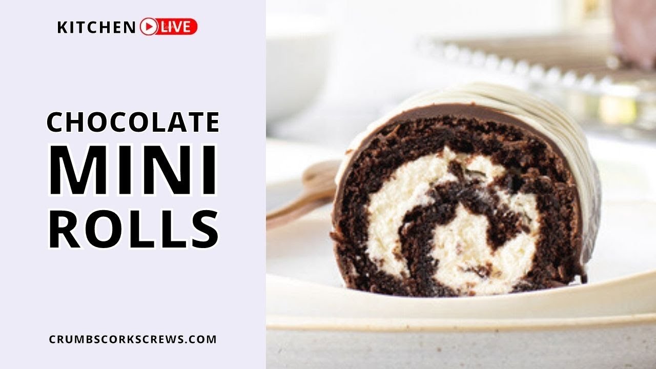 How to make CHOCOLATE MINI ROLLS | Bake Off Signature Bake - YouTube