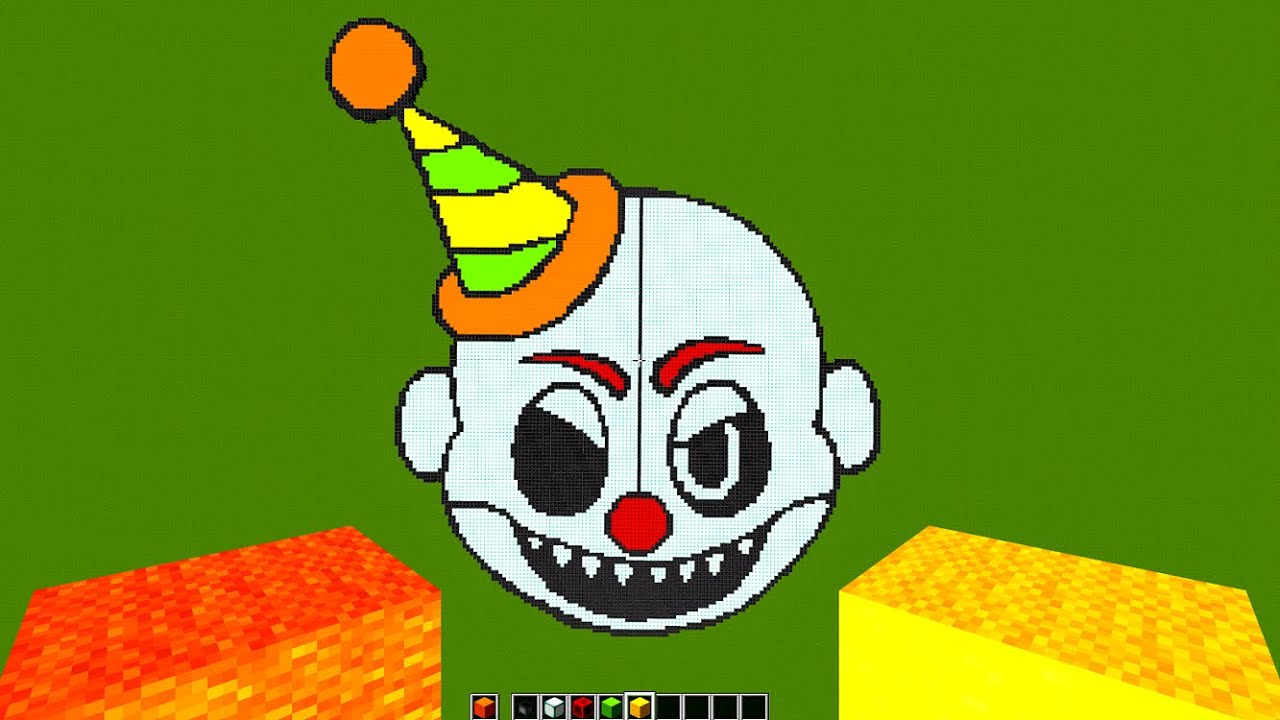 Ennard Pixel Art in Minecraft - YouTube