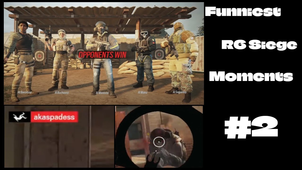 Funniest R6 Moments #2 (Rainbow six siege) - YouTube