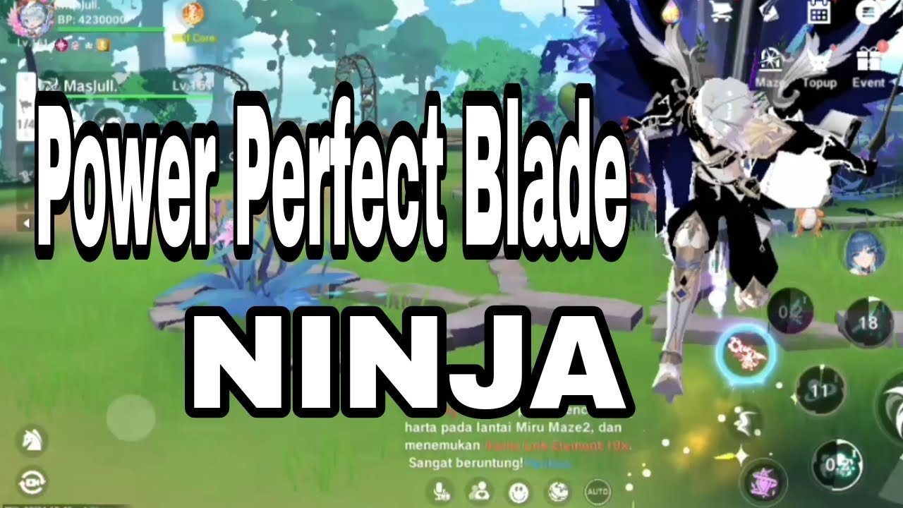 TUTORIAL PERFECT BLADE - POWER OF NINJA - THE LEGEND OF NEVERLAND - YouTube