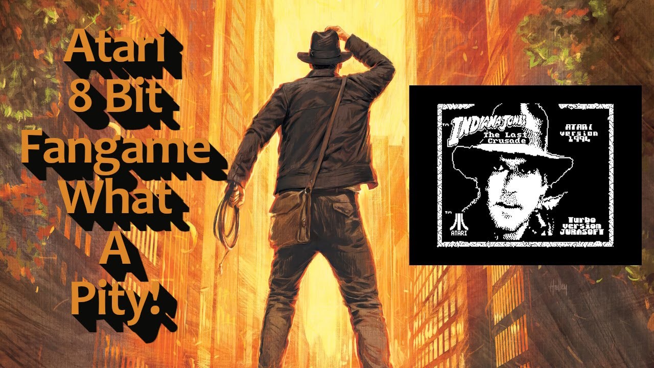 Indiana Jones and the Last Crusade | Atari 8 Bit | Indiana Jones ...