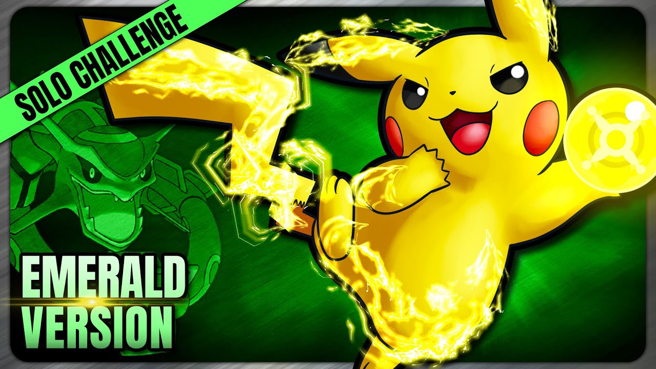 Pikachu Only - Pokemon Emerald - YouTube