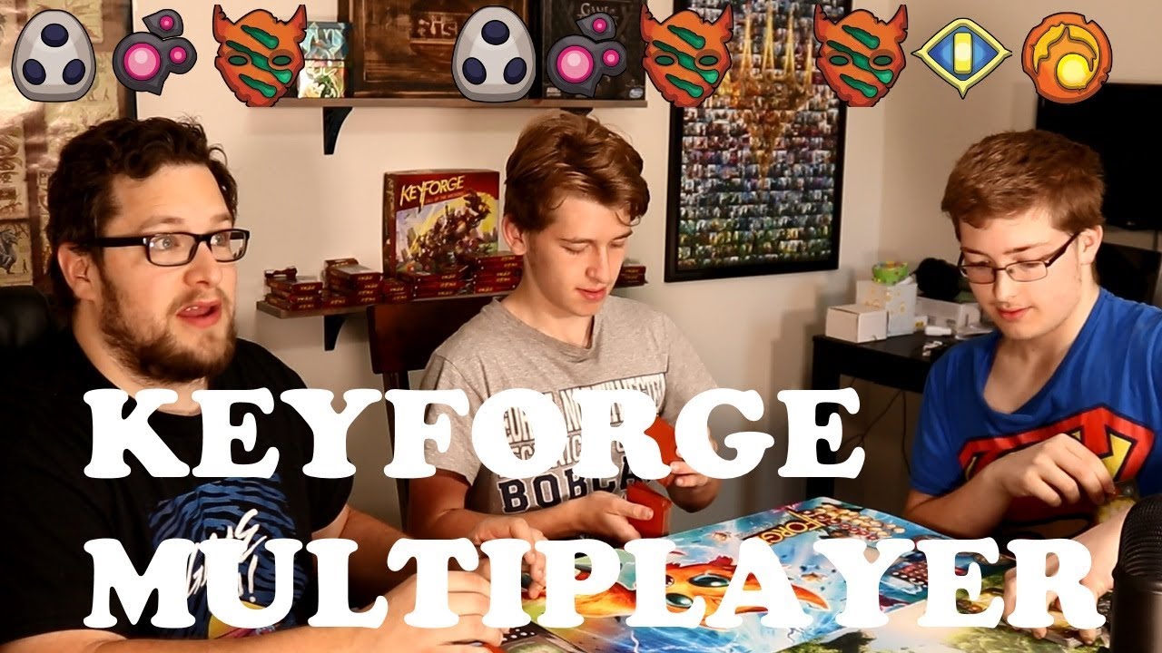 How to play KeyForge Multiplayer - Cardboard Box Games Style - YouTube