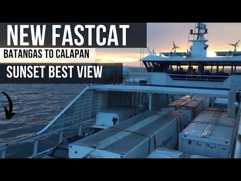 Fastcat New Roro | Batangas to Calapan | Best Sunset View - YouTube