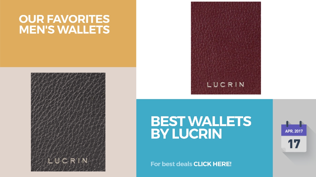 Best Wallets By Lucrin Our Favorites Men's Wallets - YouTube