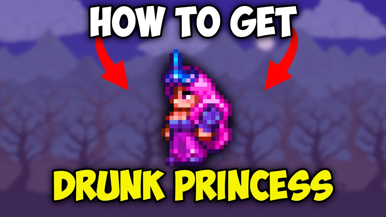 How to get Drunk Princess in the Calamity Mod for Terraria - YouTube