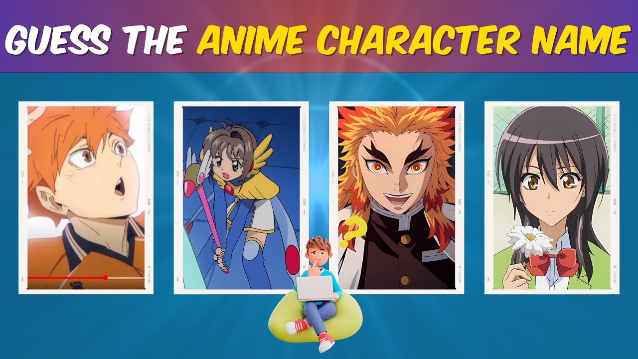 Guess the Anime Character Name Quiz by Picture with Anime Clips - YouTube