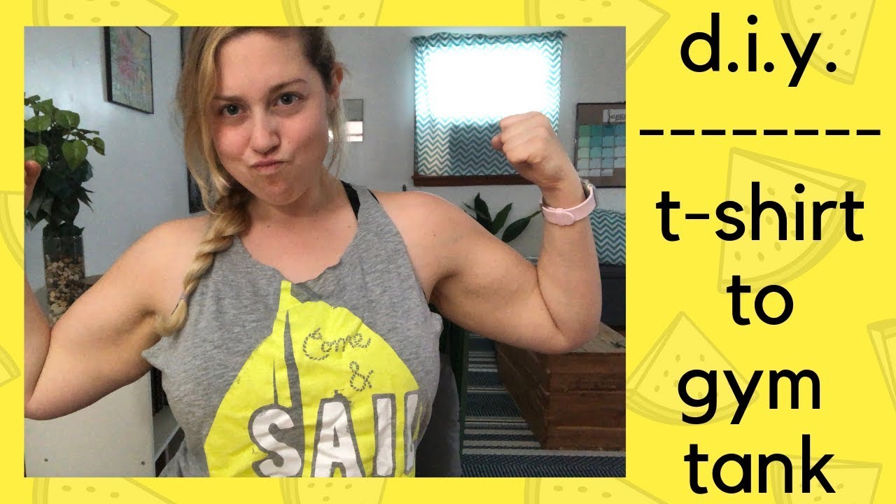 DIY GYM TANK - YouTube