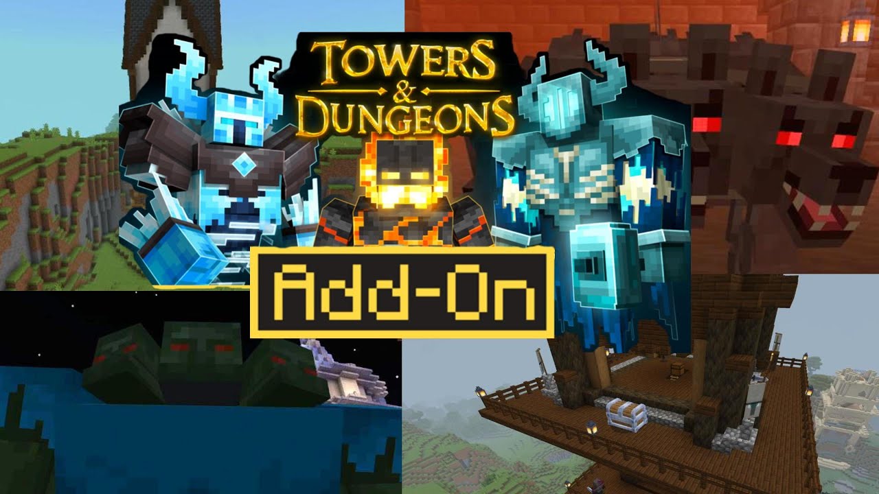 Towers & Dungeons add on Showcase - YouTube