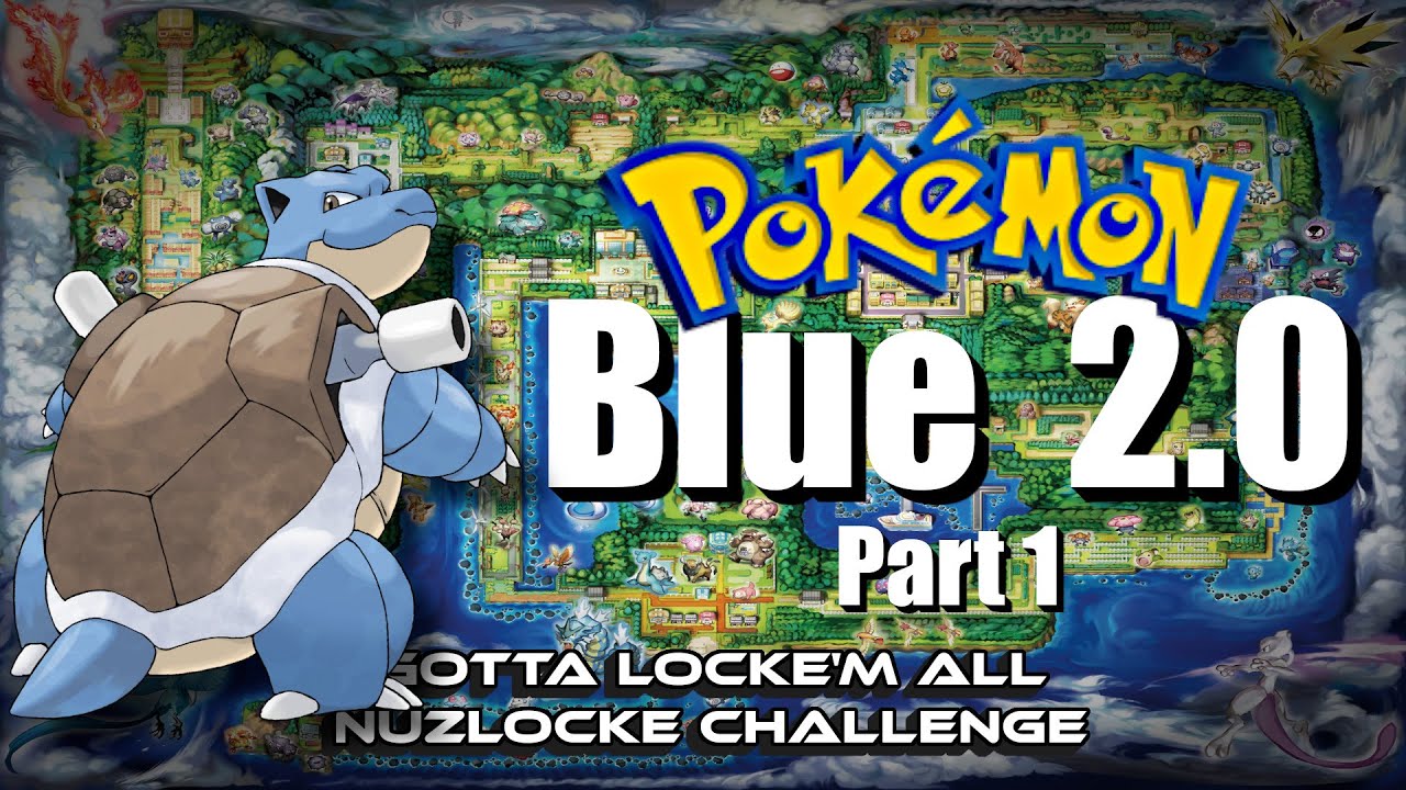 Pokemon Blue 2.0 Gotta Locke'm All - Episode 1 - Blue Naming Theme ...