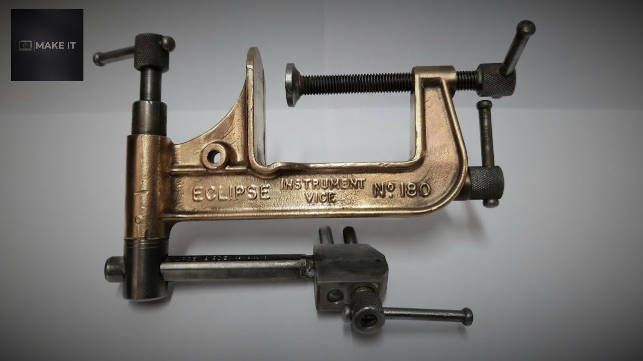 RESTORING a RARE ANTIQUE instrument vice - YouTube