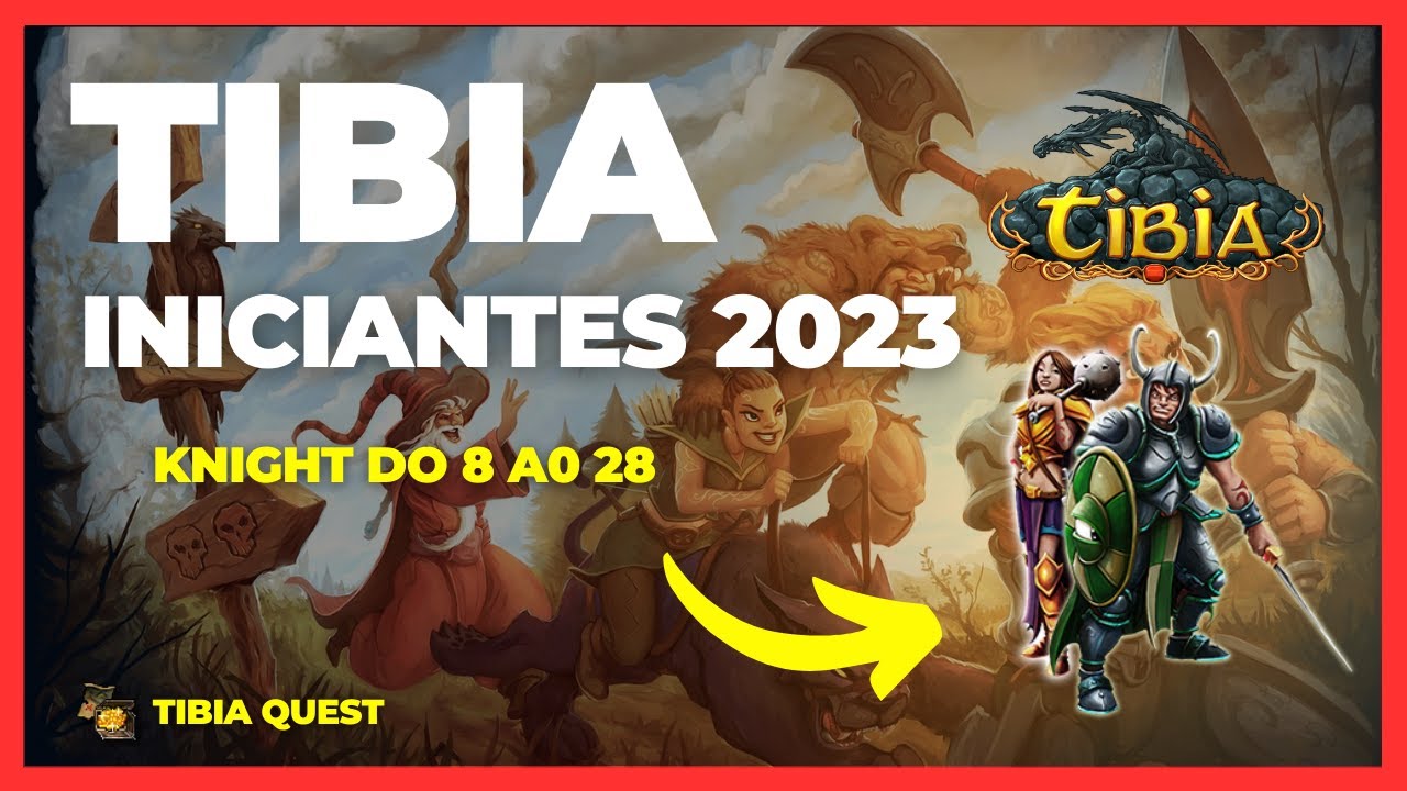 Tibia Iniciante 2023 - EP 02 | Knight do level 8 ao 28 - YouTube