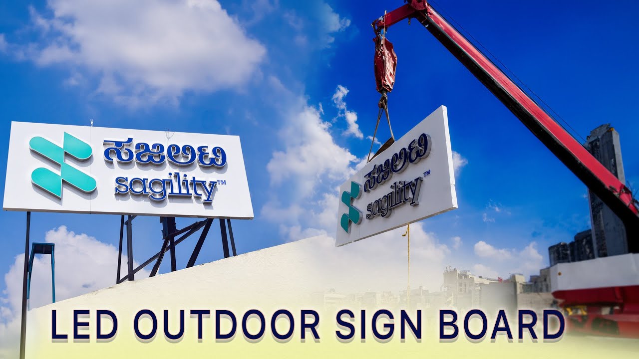 Acrylic Sign Board for Office & Outdoor Branding | Custom and High ...
