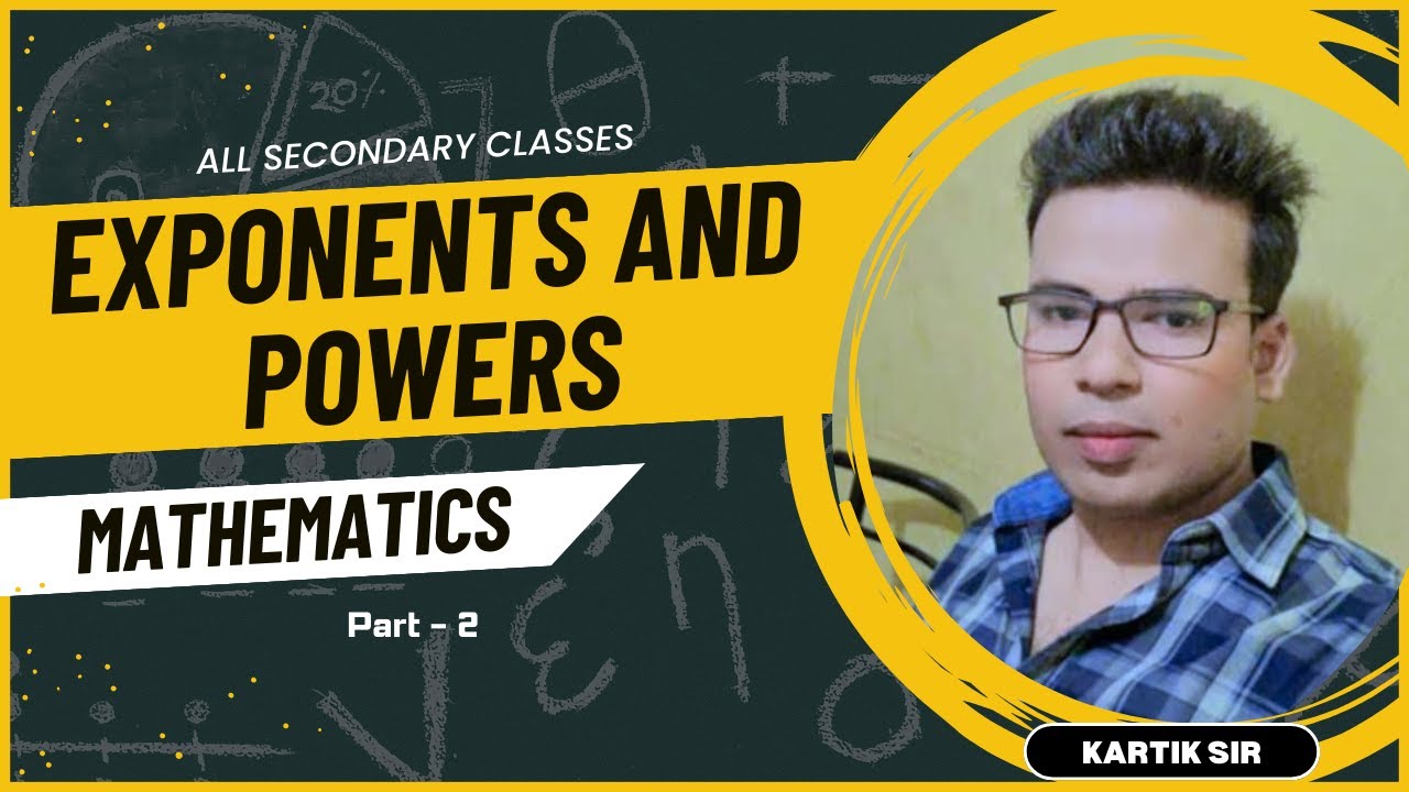 Exponents and Powers | Part-2 #biharboardexam #cbse #biharboardinter #exponentsandpowers # ...