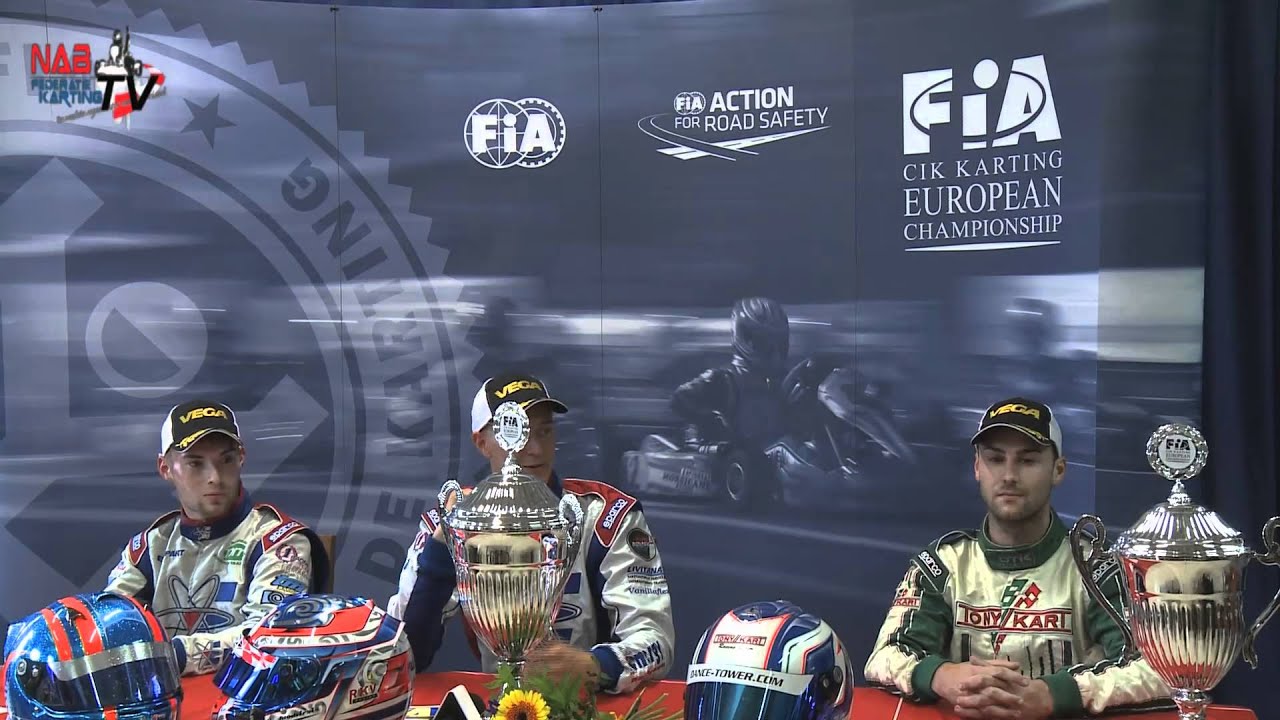 CIK/FIA Press conference- KZ2 European Championship (English/France ...