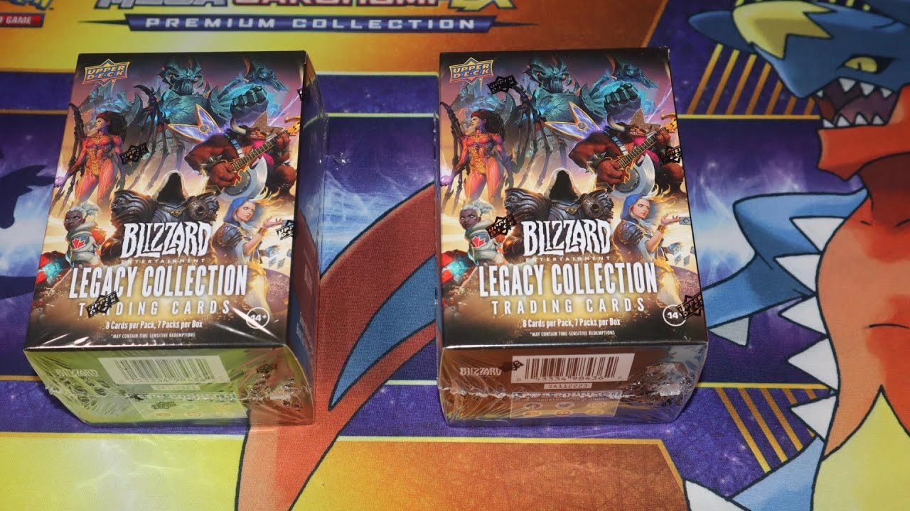 Two Blaster Boxes of Blizzard Legacy Collection - YouTube