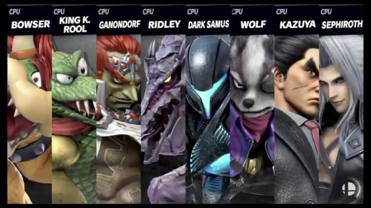 Super Smash Bros. Ultimate - Villains - YouTube