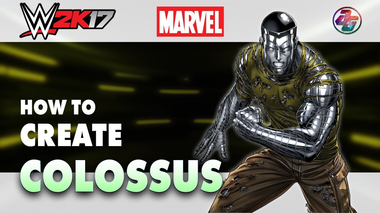 WWE 2K17 | How to create Colossus (Without custom logo and Mod) - YouTube