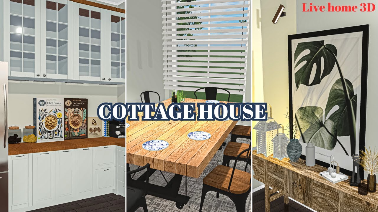 LIVING ROOM AND KITCHEN BUILD | LIVE HOME 3D | SPEED BUILD #LIVEHOME3D ...
