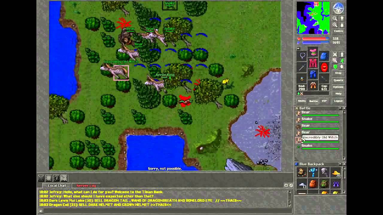 Tibia - Donkey Mount / Montaria de Pobre / Tutorial De Como Fazer Pra ...