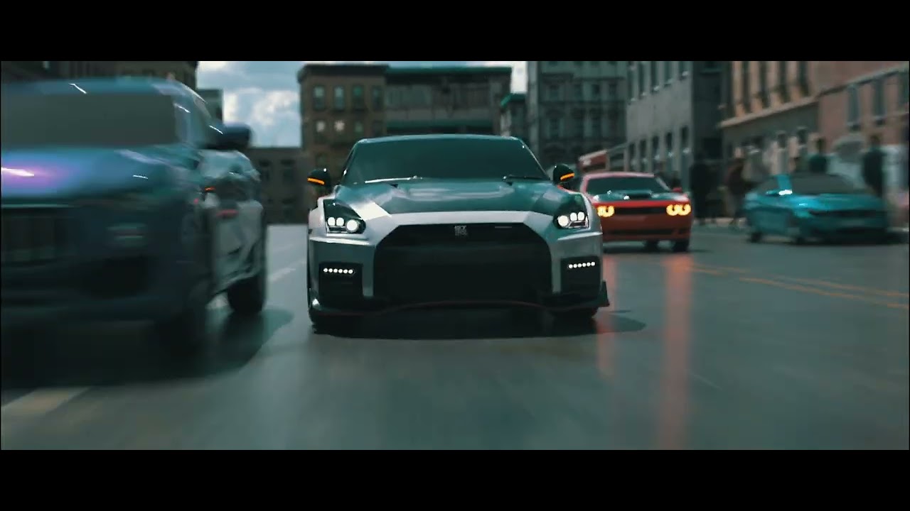 Project 3 Nissan GTR R35 VS Dodge Challenger srt hellcat 3D Automotive ...