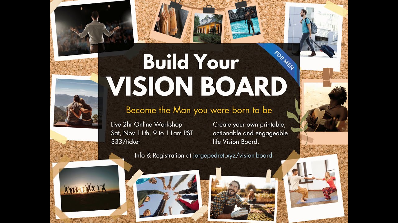 Invitation to Build your Vision Board. 2hr Hands-on Live Virtual ...