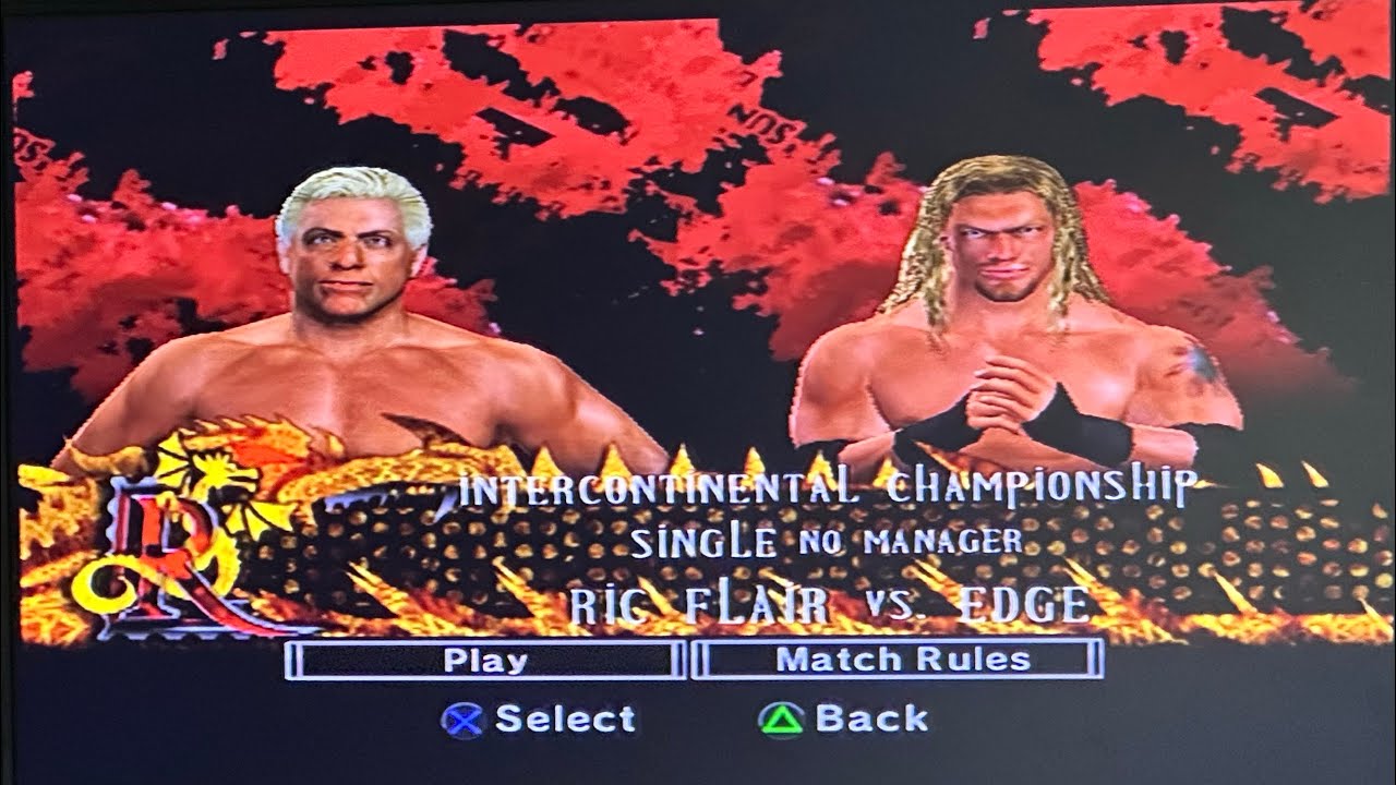 SVR07 | Ric Flair Vs Edge IC Championship at New Year’s Revolution 2006 ...