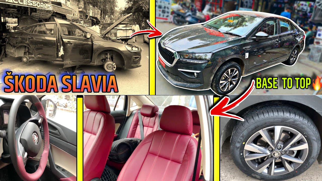 Skoda Slavia base to top modifications Review | Skoda Slavia 2025 ...