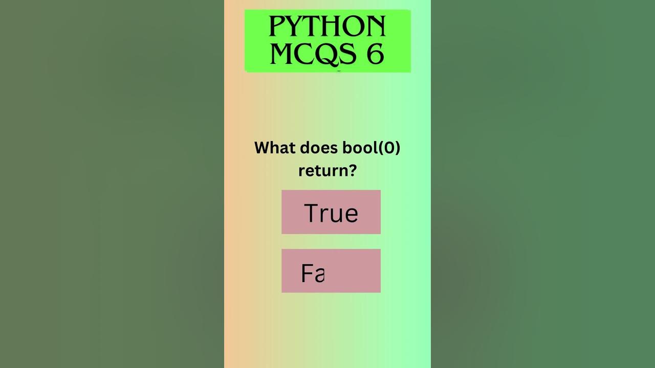 Shorts Python Pythonforbeginners Pythonmcq Pythonprogramming Pythontutorial Youtube