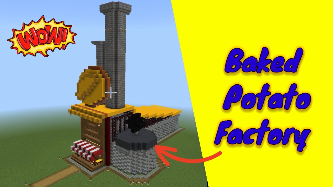Baked Potato Factory| Minecraft| VNKaSwag - YouTube
