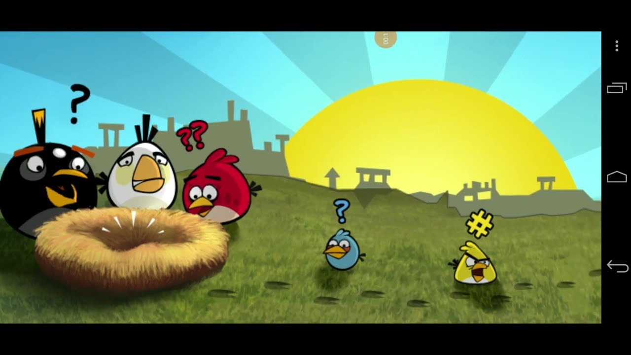 Playing Angry Birds v.1.0 on Android ! (Remastered) - YouTube