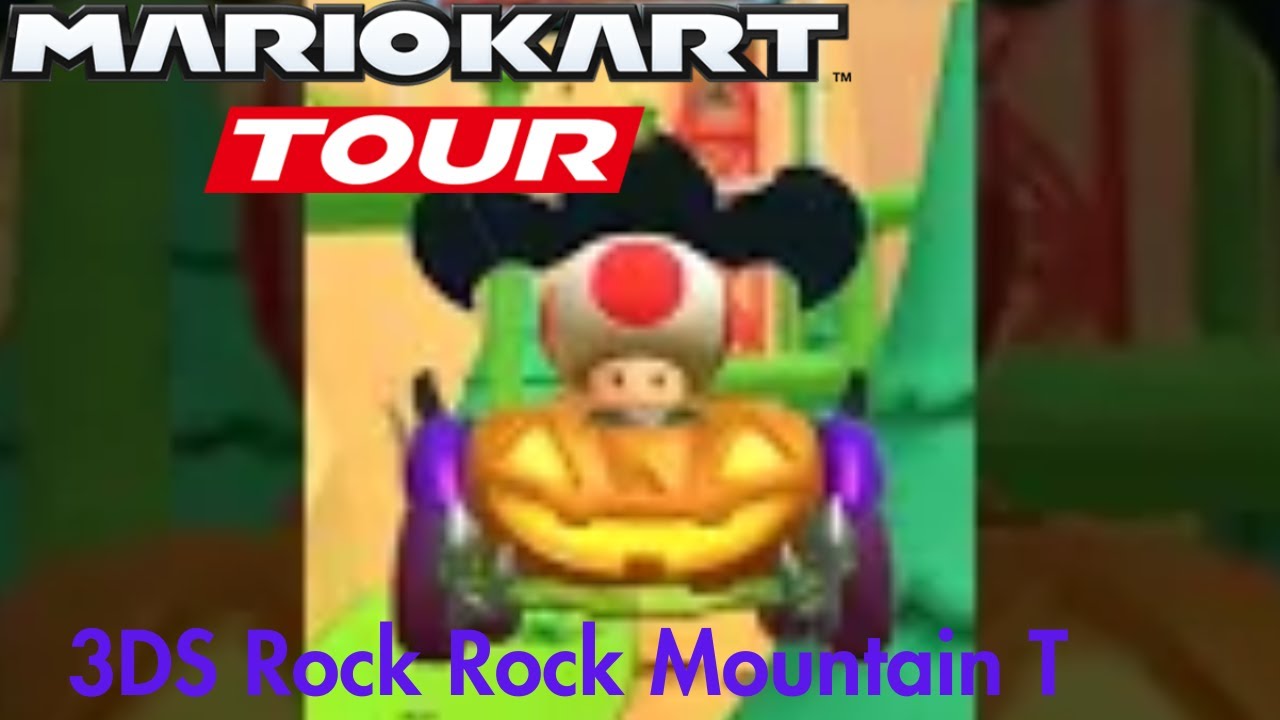 Mario Kart Tour Gameplay: 3DS Rock Rock Mountain T - YouTube