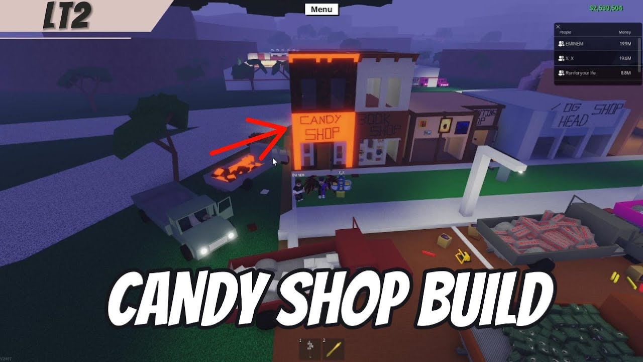 "Time-Lapse: My Insane Candy Duplex Shop Build in Lumber Tycoon 2 ...
